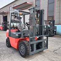China Chinese Engine LPG Counterbalance Forklift GQ-4Y Counter Balance Fork Truck for sale