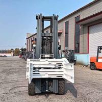 China 3500 Kgs Diesel Forklift 3.5 Ton Bale Clamp Chinese Engine Counterbalance for sale