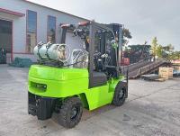 China 4 Ton LPG Powered Forklift Duplex 4m Warehouse Forklift 4000kgs Dual Fuel for sale