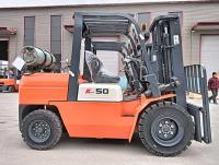 China IMPCO Converter 5 Ton Forklift Duplex 3m 5000kgs Lpg Counterbalance Forklift for sale
