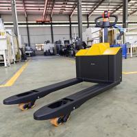 China 1.5T Walking Pallet Truck 1500kgs Pollution Free Hydraulic Lift Pallet Jack for sale