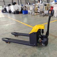 China 1.5T Walking Pallet Truck 1500kgs Pollution Free Hydraulic Lift Pallet Jack for sale