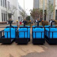 China 2.5T Electric Pallet Stacker Mini Walk Electric Hydraulic Pallet Jack 2500kgs Stand Type for sale