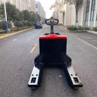 China SGS Electric Pump Truck 4000kgs 4T Electric Pallet Truck Use To Carry Paper Roll for sale