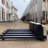 China Stand Type 5T Electric Power Jack 5000kgs Hydraulic Hand Pallet Stacker for sale