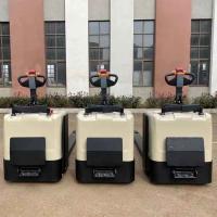 China Stand Type 5T Electric Power Jack 5000kgs Hydraulic Hand Pallet Stacker for sale