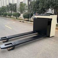 China Side Stand Hydraulic Pallet Truck 5Ton -8Ton Powered Pallet Stacker for sale