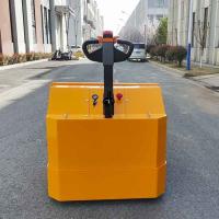China 10000kgs Electric Hydraulic Pallet Jack 10T Powered Hand Truck for sale