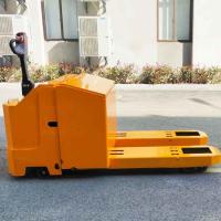 China 10000kgs Electric Hydraulic Pallet Jack 10T Powered Hand Truck for sale