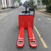 China Red 3000kgs Electric Pallet Jack Stacker 3T Powered Pallet Truck for sale