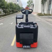China Red 3000kgs Electric Pallet Jack Stacker 3T Powered Pallet Truck for sale