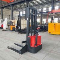 China ISO Straddle Pallet Stacker 1000kg-1500kg Electric Stacker Pallet Jack for sale