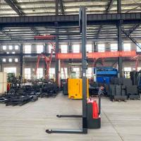 China ISO Straddle Pallet Stacker 1000kg-1500kg Electric Stacker Pallet Jack for sale