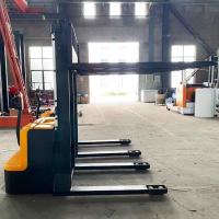 China Warehouse Battery Powered Pallet Stacker 1T Electric Walkie Stacker for sale