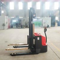 China 3m Mast 2Ton Electric Walkie Stacker Warehouse Fully Powered Stackers for sale
