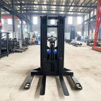 China Standing Electric Straddle Pallet Stacker SGS Battery Operated Pallet Stacker for sale