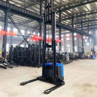 China Standing Electric Straddle Pallet Stacker SGS Battery Operated Pallet Stacker for sale
