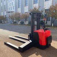 China Standing Electric Straddle Stacker Warehouse Counterbalance Pallet Stacker 2Ton for sale