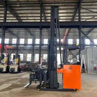 China 1500kg CSD15 1.5T 3 way pallet stacker standing type Triplex mast 3m to 4.5m for sale