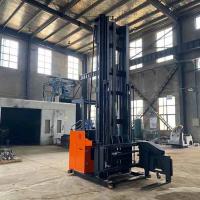 China 1500kg CSD15 1.5T 3 way pallet stacker standing type Triplex mast 3m to 4.5m for sale