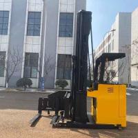 China 1500kg CSD15 1.5T 3 way pallet stacker standing type Triplex mast 3m to 4.5m for sale
