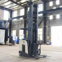 China CQD16J 1.6T Battery Operated Reach Truck 1600kg Standing Type Triplex Mast for sale