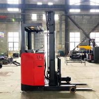 China 1.5T Electric Reach Truck Forklift CQD15B Stand Type Triplex 6m Mast for sale