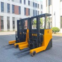 China 2000kg 48V CQD20BS 2.0T Electric Reach Forklift Stand Type Reach Truck Electric for sale