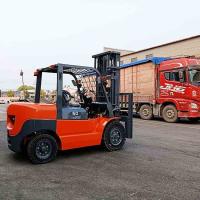 China 5 Ton  IC Diesel Forklift CPCD50 5000kg Container Mast Heavy Duty Industrial Truck for sale