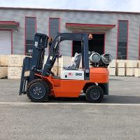 China 3.0 Ton LPG Forklift  3m Mast Solid Tires Dual Fuel Forklift Use In Warehouse for sale