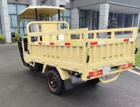 China Gasoline X2 Cargo Tricycle Three Wheeler Semi Cabin 200cc Water Cooled Full Floating Big Booster Rear Axle With 1200kg Load Capacity And Dual Headlight for sale