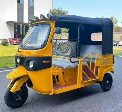 China Gasoline K8 Passenger Tricycle Three Wheeler 200cc Water Cooled Engine With Six Passengers And Foot Operated Gearshift for sale