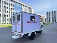 China Gasoline Ambulance Tricycle Three Wheeler 250cc Water Cooled Engine With Stretcher And First Aid Kit And Four Rear Tyres And Reinforced Chassis Keel For First Aid Use for sale