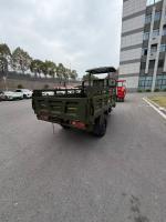 China Gasoline Q7 Cargo Tricycle Three Wheeler Top Ceiling 250cc Water Cooled Engine With Hydraulic Self Dumping And Full Floating Big Booster Mechanic Brake Rear Axle And 1500kg Load Capacity for sale