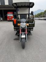 China Gasoline Q7 Cargo Tricycle Three Wheeler Top Ceiling 250cc Water Cooled Engine With Hydraulic Self Dumping And Full Floating Big Booster Mechanic Brake Rear Axle And 1500kg Load Capacity for sale