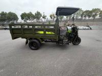 China Gasoline Q3 Cargo Tricycle Three Wheeler Top Ceiling 300cc Water Cooled Engine Full Floating Big Booster Mechanical Brake Rear Axle With Four Rear Tires Music Speaker Concealed Water Tank for sale