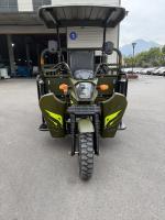 China Gasoline Q3 Cargo Tricycle Three Wheeler Top Ceiling 300cc Water Cooled Engine Full Floating Big Booster Mechanical Brake Rear Axle With Four Rear Tires Music Speaker Concealed Water Tank for sale