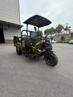 China Gasoline Q3 Cargo Tricycle Three Wheeler Top Ceiling 300cc Water Cooled Engine Full Floating Big Booster Mechanical Brake Rear Axle With Four Rear Tires Music Speaker Concealed Water Tank for sale