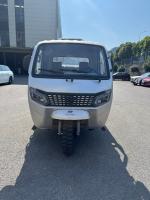China Gasoline T7 Cargo Tricycle Three Wheeler Full Enclosure Cabin 1000cc Water Cooled With Full-Floating High Low Gear Big Booster Oil Brake Rear Axle And 3000kg Load Capacity For Heavy Duty Transport for sale