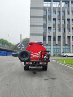 China Gasoline Fire Response Tricycle Three Wheeler 300cc Water Cooled Engine With 1500L Water Tank And Full Floating Big Booster Mechanic Brake Rear Axle Q3 Upgraded for sale