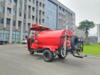 China Gasoline Fire Response Tricycle Three Wheeler 300cc Water Cooled Engine With 1500L Water Tank And Full Floating Big Booster Mechanic Brake Rear Axle Q3 Upgraded for sale