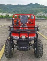 China Gasoline ATV Cargo Tricycle Three Wheeler 4*4 Drive 300cc Water Cooled Engine With Big Booster For All Terrain Transport Purpose for sale