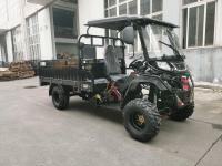 China Gasoline 300cc 4WD ATV Cargo Utility Vehicle with Canopy, Off-Road ATV Chassis, Full-Floating Booster Rear Axle, 2.2*1.4m Cargo Box, and 800kg Load Capacity for sale