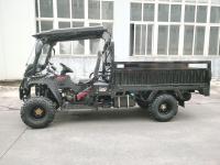 China Gasoline 300cc 4WD ATV Cargo Utility Vehicle with Canopy, Off-Road ATV Chassis, Full-Floating Booster Rear Axle, 2.2*1.4m Cargo Box, and 800kg Load Capacity for sale