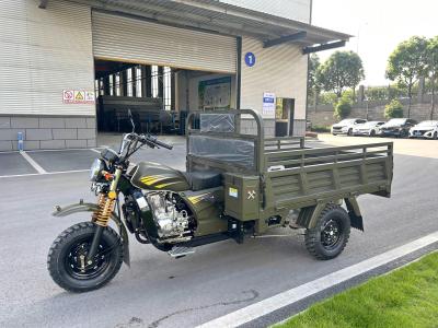 China Gasoline 150cc Air-Cooled Cargo Tricycle, Wuyang Classic Style, 1.8m Cargo Box, Inner-Floating Small Booster Rear Axle, with 800kg Load Capacity for sale