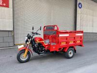 China Gasoline 150cc Air-Cooled Cargo Tricycle with Dump Function, Q3 Upgraded Version, 1.8m Dump Box, Inner-Floating Small Booster 220 Drum Rear Axle, with 800kg Load Capacity for sale