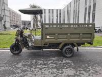 China Gasoline 250cc Air-Cooled Cargo Tricycle, Q5 Headlight Model with Canopy, 2.2m Heavy-Duty Cargo Box, Full-Floating Booster Rear Axle, 800kg Load Capacity for sale