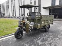 China Gasoline 250cc Air-Cooled Cargo Tricycle, Q5 Headlight Model with Canopy, 2.2m Heavy-Duty Cargo Box, Full-Floating Booster Rear Axle, 800kg Load Capacity for sale