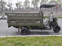 China Gasoline 250cc Air-Cooled Cargo Tricycle, Q5 Headlight Model with Canopy, 2.2m Heavy-Duty Cargo Box, Full-Floating Booster Rear Axle, 800kg Load Capacity for sale