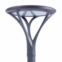 China Aluminum IP66 30W-110W Dark Bronze LED Garden Post Light Fixtures With 5 Years' Warranty for Gardens for sale
